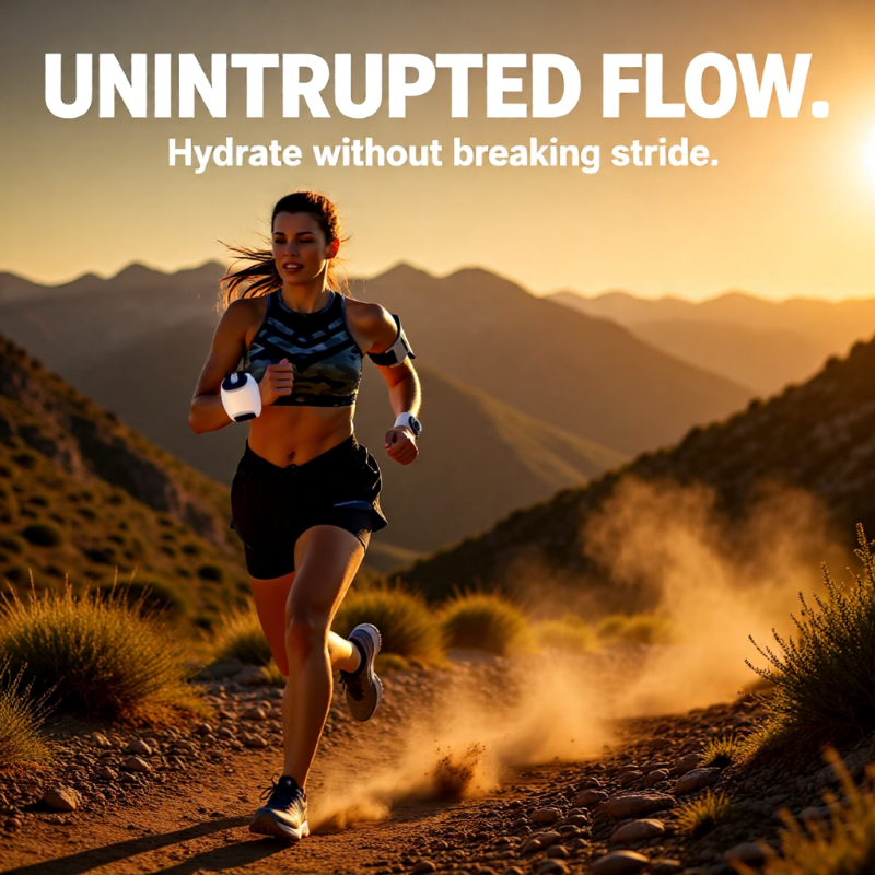 Wrist Water Bottle | Hands-Free Running Hydration 200ml